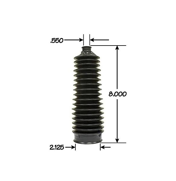 1 Pc Rack and Pinion Bellow Boot Steering Suspension - PARTSW